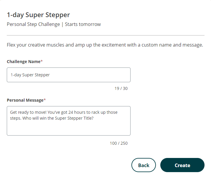 How to create a Step Challenge? – Personify Health Dell